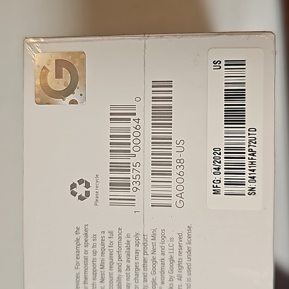 google | Portable Audio & Video | Google Nest Mini Chalk Smart Speaker ...